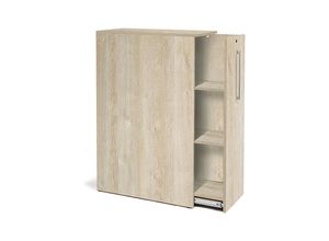 5905745101362 - Hoch-Auszugschrank Seattle HxBxT 1250 x 400 x 800 mm rechts Eiche kaiserkraft