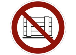 4061466043112 - Verbotszeichen Abstellen und Lagern verboten VE 10 Stk Folie Ø 100 mm kaiserkraft