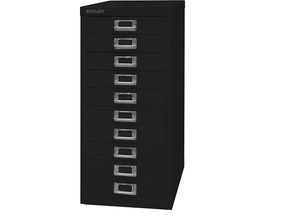 5020073705881 - Schubladenschrank MultiDrawer? 29er Serie L2910833 Stahl 10 Schubladen (Vollauszug) A4 279 x 59 x 38 cm schwarz 5020073705