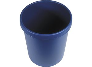 4012086051124 - helit Papierkorb aus Polyethylen Volumen 30 l VE 5 Stk HxØ 405 x 350 mm blau
