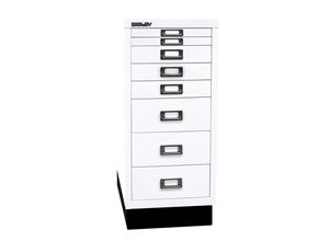 5020073737233 - Schubladenschrank MultiDrawer? 29er Serie L298S696 Stahl 8 Schubladen (Vollauszug) A4 278 x 67 x 38 cm mit Sockel weiß 50