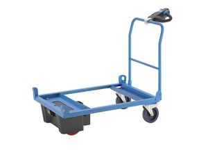 4054666023497 - eurokraft pro Paletten-Fahrgestell mit Elektroantrieb für Euro-Paletten Ladefläche 1210 x 810 mm