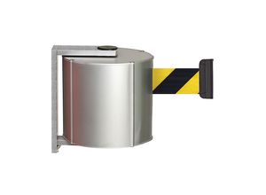4045806070853 - Gurtbandkassette aus Aluminium magnetisch inkl Gurtendstück Gurtfarbe Schwarz   Gelb kaiserkraft