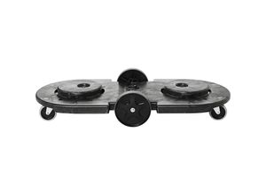 0086876161779 - BRUTE® Transportroller  Fahrgestell Tandem-Fahrgestell 4 Lenkrollen 2 große Bockrollen Rubbermaid