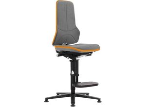 4016849517803 - NEON Arbeitsdrehstuhl Gleiter Aufstiegshilfe Permanentkontakt Supertec Flexband orange bimos