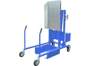 4052462052208 - Mülltonnen-Kippstation MKS für 120 & 240 l Tonnen Ausschütthöhe 1480 mm Kippwinkel 135° bis 110 kg Rollen 12 V RAL 5012