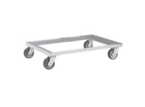 4260316448743 - Aluminium-Fahrgestell Tragfähigkeit 200 kg Polypropylenräder grau kaiserkraft