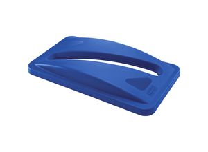0086876147636 -  Deckel Rubbermaid 2703 Slim Jim für Papiereinwurf blau Mülleimer-Deckel 0086876147636 RubbermaidCommercial Products