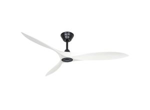 4024397376797 - CasaFan ECO AIRSCREW 152 MS-MW Deckenventilator (Ø x H) 1520 mm x 275 mm Flügelfarbe Weiß (matt) Gehäusefarbe (Details) Schwarz (matt)