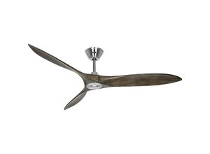 4024397368471 - CasaFan ECO AIRSCREW 152 BN-GW Deckenventilator 28 W (Ø x H) 1520 mm x 275 mm Chrom