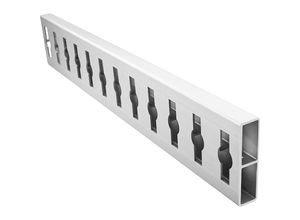 4061753286390 - Einsteckprofil LxBxH 3600 x 25 x 100 mm VE 2 Stk silber kaiserkraft