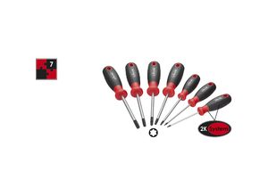 4047728033664 - T Schraubendreher Satz ∙ V3366 ∙ Innen torx® Profil ∙ T10 – T40 ∙ Anzahl Werkzeuge 7 - Vigor