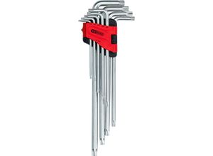 4042146792476 - Kstools - ks tools Torx-Winkelstiftschlüssel-Satz mit Bohrung xl 9-tlgTB10-TB50 ( 1514580 )