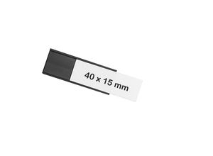 4013695049335 - magnetoflex® U-Profil VE 30 Stk HxB 15 x 40 mm schwarz magnetoplan