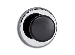 4002390054904 - Kraftmagnet (ø x h) 67 mm x 33 mm rund mit Griffknopf Silber Schwarz 1 St 6155096 - Maul