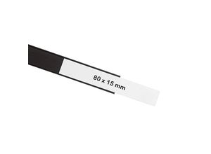 4013695049366 - magnetoflex® U-Profil VE 30 Stk HxB 15 x 80 mm schwarz magnetoplan