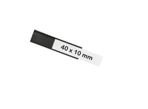 4013695047324 - magnetoflex® U-Profil VE 30 Stk HxB 10 x 40 mm schwarz magnetoplan