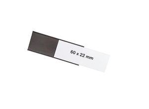 4013695049380 - magnetoflex® U-Profil VE 30 Stk HxB 22 x 60 mm schwarz magnetoplan