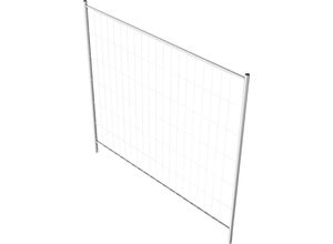 4250384741938 - Mobil-Bauzaun HxB 2000 x 2200 mm feuerverzinkt Schake