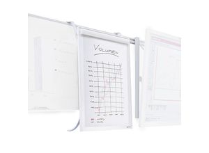 8712752051019 - Flipchart für Doppel-Schienensystem HxB 1000 x 700 mm kaiserkraft
