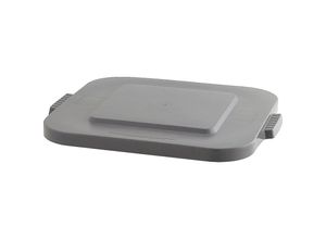 0086876044393 - Flachdeckel quadratisch für Behälter Inhalt 151 Liter grau Rubbermaid