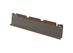4021177217936 - Edelstahl-Kästenhalter für Edelstahl-Lochwand LxBxH 375 x 25 x 80 mm kaiserkraft