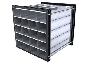 4251305418038 - eurokraft pro Wabenregal HxBxT 1000 x 1000 x 1000 mm 20 Wannen 4 x 5 Fächer