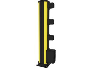4061753259042 - Axelent Fußgänger-Rammschutz-Endpoller X-Protect Höhe 1160 mm 4 Anschlüsse