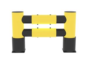4250912311374 - d-flexx Regalendschutz aus flexiblem Kunststoff 2-zeilig 1100 mm