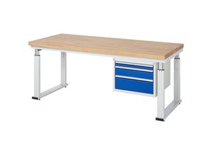 4040376212511 - Unterbau-Schubladencontainer BxT 580 x 650 mm für Tisch-Serie 600 Schubladenhöhe 1 x 60 1 x 120 1 x 180 mm RAU
