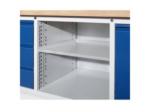 4040376150530 - Fachboden passend für Werkbänke Stahlblech lackiert RAU