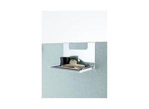 7332835246272 - Ablage für Akustik-Tischtrennwand Standard HxBxT 170 x 250 x 30 mm Kunststoff transparent kaiserkraft