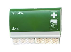 5715205550728 - Pflasterspender QuickFix mit 45 wasserfesten und 45 elastischen Pflastern grün kaiserkraft