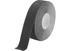4005546733852 - Antirutschband DURALINE® GRIP+ verformbar für Innen & Außen DIN 51130 selbstklebend grobkörnige Beschichtung 1 Rolle mit L 15 m x B 50 mm Aluminium schwarz
