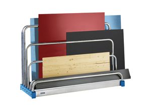 4054666007244 - eurokraft pro Reststück-Regal 5 Fächer LxBxH 1600 x 480 x 1000 mm Fachlast 300 kg