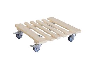 4001073032765 - Pflanzenroller GH 0329 Holz hellbraun quadratisch 380 x 100 cm 4001073032765 WAGNER design yourself