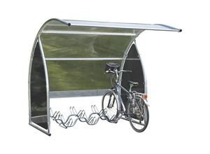 3234640061504 - Fahrrad-Unterstand B800VNO für 6 Fahrräder oder Motorräder erweiterbar B 2240 x T 2210 x H 2200 mm schwarz