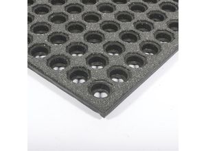 5060103538836 - Coba Europe Gmbh - Arbeitplatzmatte im Stecksystem LxB 900x900 mm Nitrilgummi r 13 Stärke 19 mm schwarz