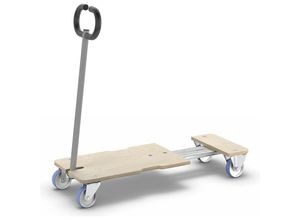 4001073026771 - Transportwagen STAR CARRIER EXTENDABLE MM 1333 birke 370 x 740 x 145 cm bis 2000 kg 4001073026771 WAGNER design yourself