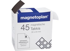 4013695056814 - Klebe-Ecken magnetisch LxB 30 x 20 mm im Spender VE 450 Stk magnetoplan