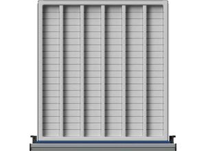 4014641063108 - Muldeneinsatz aus Kunststoff für Schubladen-BxT 500 x 540 mm mit 10 Fachteilern ANKE