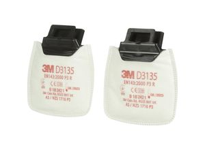 0076308401092 - Secure Click™ Partikelfilter D3135 Schutzstufe P3 R VE 10 Paar für Halbmaske HF-800 3M