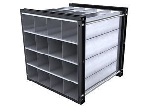 4251305418021 - eurokraft pro Wabenregal HxBxT 1000 x 1000 x 1000 mm 16 Wannen 4 x 4 Fächer