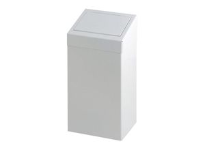 8713631028696 - Wandabfallsammler mit Einwurfklappe Volumen 50 l BxHxT 255 x 700 x 335 mm weiß kaiserkraft