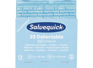 7310610067359 - Refill für SALVEQUICK 6 VE Pflaster-Strips detectable je 35 Stk VE à 6 Stk kaiserkraft