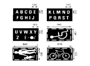 4003560146740 - Schablonenset Set 3 bestehend aus 6 Einzelschablonen kaiserkraft