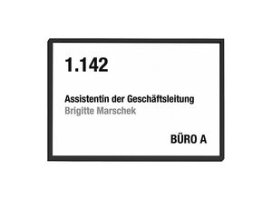 4060081702756 - MADRID Black Line™ Türschild DIN A5 quer BxH 2125 x 1505 mm schwarz kaiserkraft