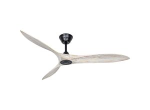 4024397376773 - CasaFan ECO AIRSCREW 152 MS-BW Deckenventilator 28 W (Ø x H) 1520 mm x 275 mm Schwarz (matt)