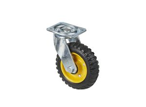 4061753282545 - Lenkrolle gelb Ø 160 x 50 mm kaiserkraft