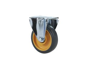 4061753283733 - Bockrolle für Plattformwagen gelb kaiserkraft